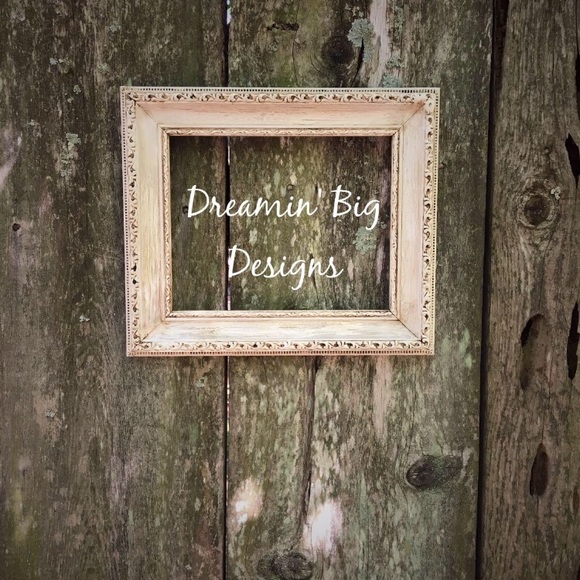 Dreamin’ Big Designs | Accents | Aged Cashmere Hand Painted Open Back ...